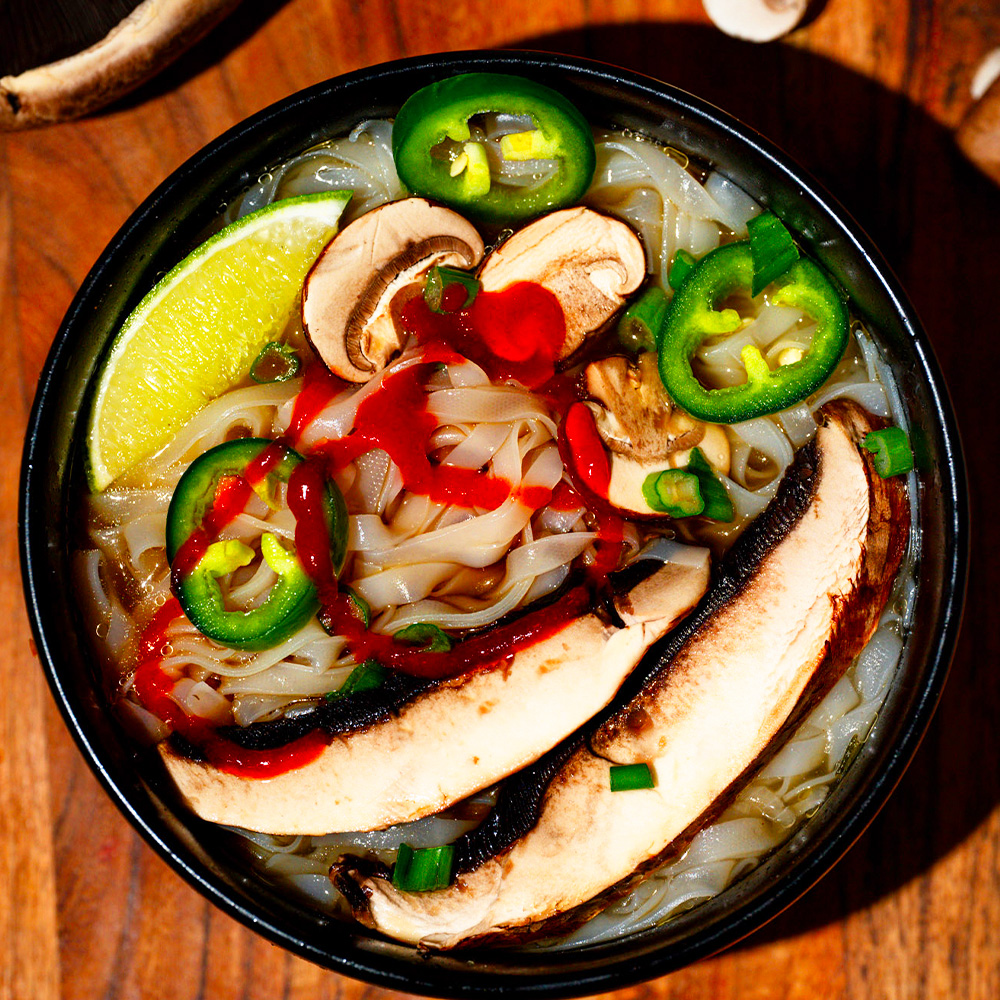 Mushroom Pho Bowls | Best Authentic Asian Pho | Gluten Free