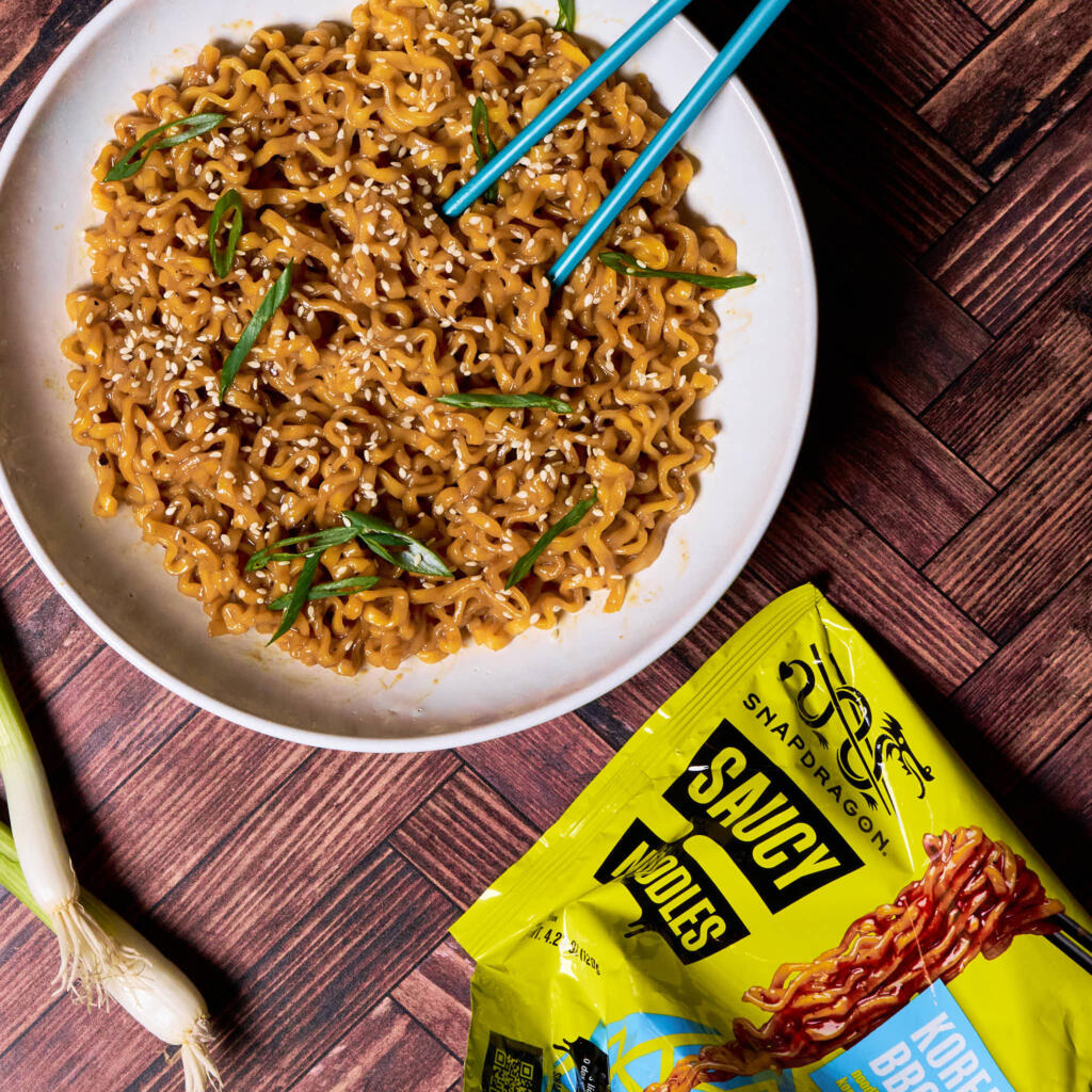 Snapdragon Foods Saucy Noodles / Korean BBQ 12-Pack